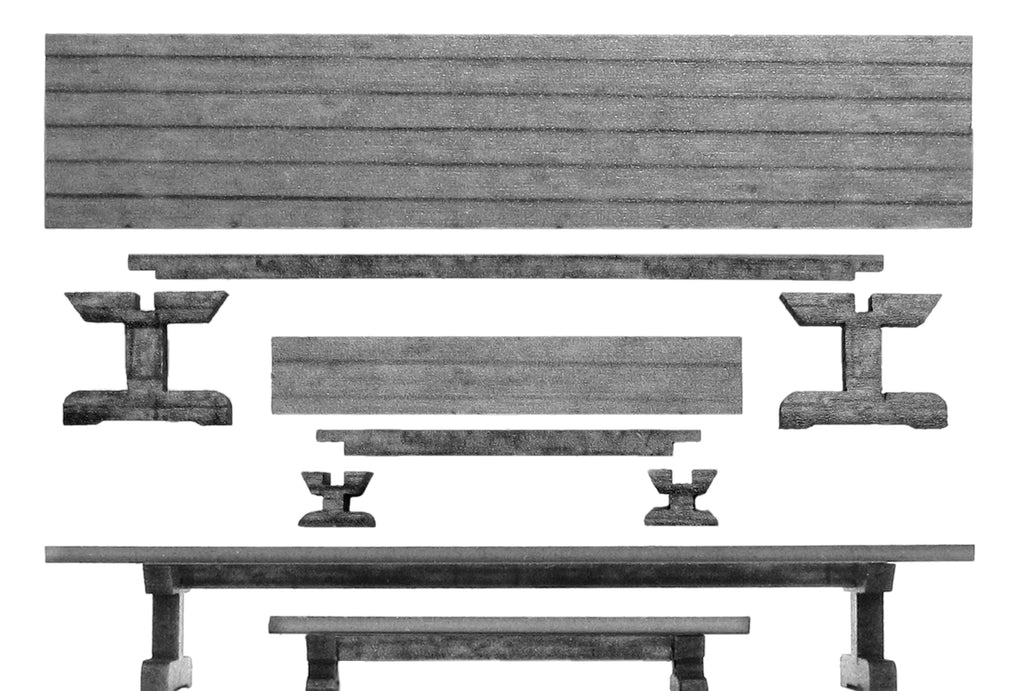 The Medieval Feast: additional 6 benches and 3 tables - MDF – Eureka ...