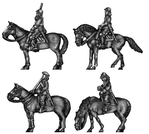 ECW: 28mm Gordon's Horse, at rest – Eureka Miniatures