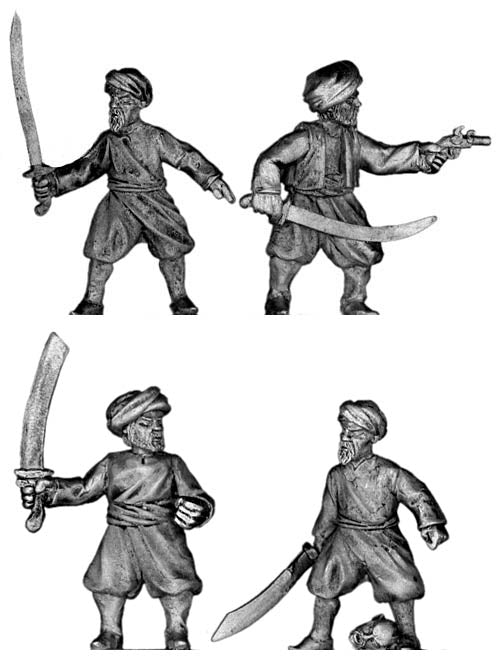 Turkish pirate with scimitar – Eureka Miniatures