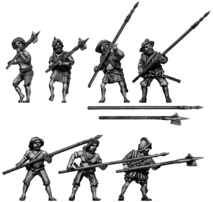 Imperial Portuguese Pike/polearm infantry – Eureka Miniatures
