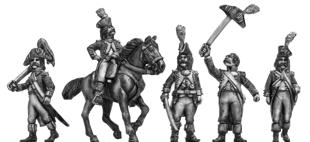 Revolutionary France: Ragged French Officers – Eureka Miniatures